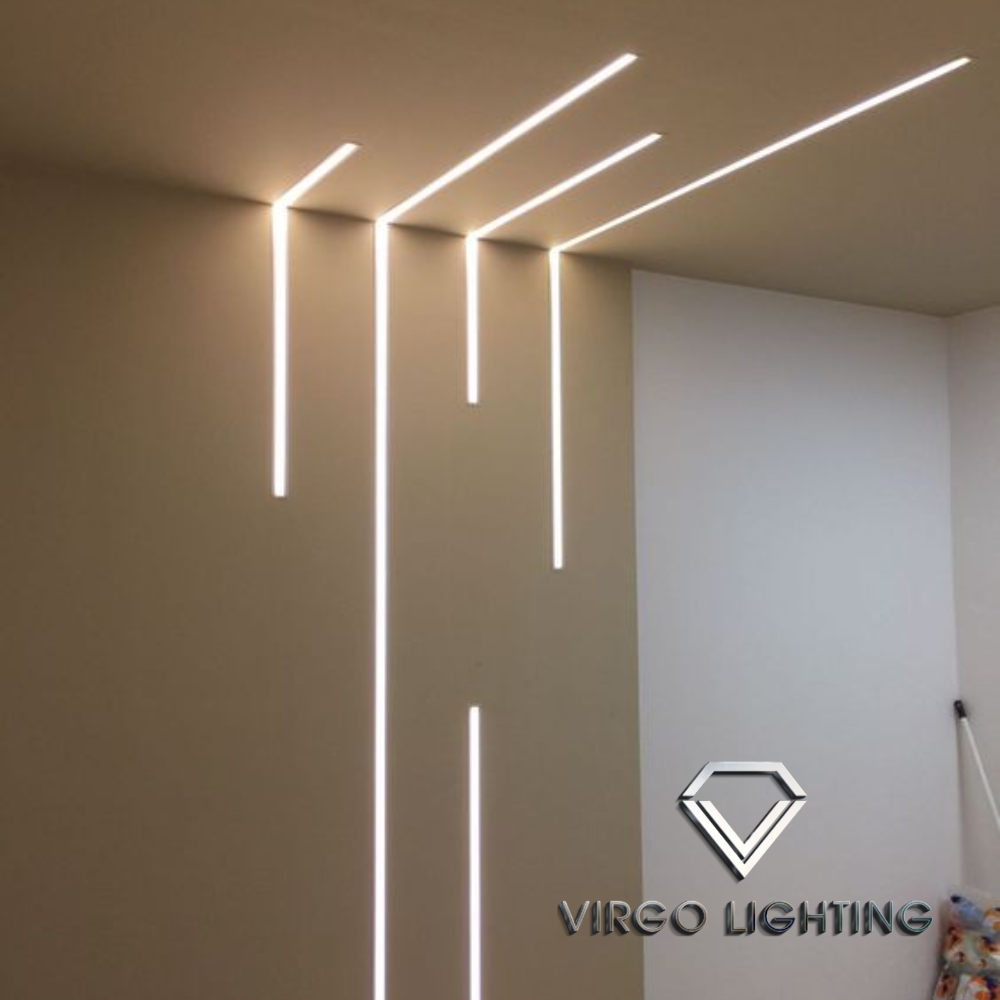 Đèn LED ray nam châm 15W/622mm - Đèn đứng mặt Mica trắng